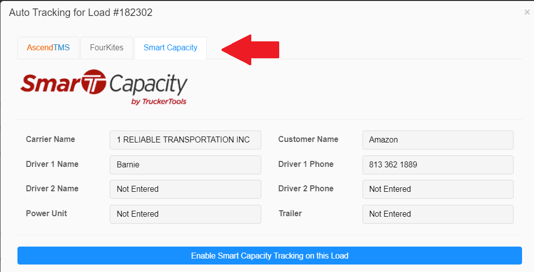 Trucker Tools' Load Track - InMotion Global, Inc