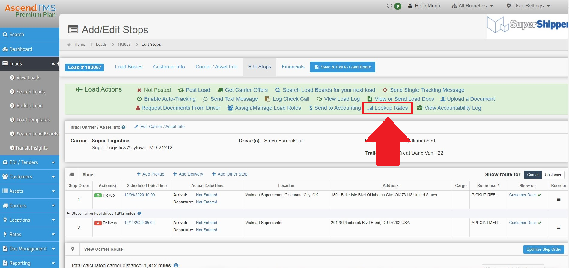 DAT RateView - InMotion Global, Inc